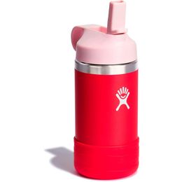 Hydro Flask Trinkflasche &raquo;Kids Wide Mouth Straw Cap and Boot&laquo; TempShield - einzigartige doppelwandige Vakuumisolierung, 355 ml Goji 355 ml
