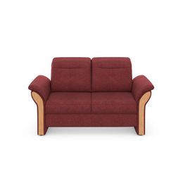 Home Affaire 2-Sitzer &raquo;Dangast&laquo; Kopfteilverstellung, Holz-Chatosen, wahlweise auch im Easy Clean Bezug lila Luxus-Microfaser EUPHORIA 100% Polyester;