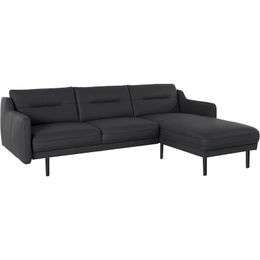 Andas Ecksofa »Nordfyn L-Form« edles Design in 3 Bezugsqualitäten, Design by Morten Georgsen schwarz