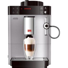Melitta Kaffeevollautomat »Passione F54/0-100, Edelstahl« Moderne Edelstahl-Front, tassengenau frisch gemahlene Bohnen edelstahlfarben