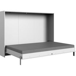 wimex Schrankbett &raquo;Juist Schrankklappbett G&auml;stebett&laquo; horizontal klappbar, 3 Liegefl&auml;chen, mit Lattenrost, Made in Germany wei&szlig;