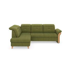 Home Affaire Ecksofa &raquo;Dangast L-Form&laquo; Kopfteilverstellung, wahlweise mit motorischer Relaxfunktion gr&uuml;n Luxus-Microfaser Euphora 100% Polyester, ;Easy