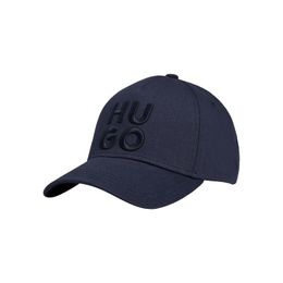 Hugo Fitted Cap »Jude-Stacked« mit 3D Logostickerei, verstellbarer Verschluss, unisex Dark Blue 405