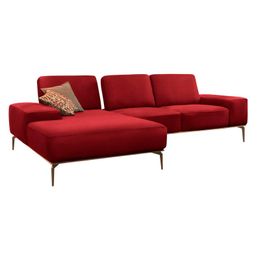 W.Schillig Ecksofa »run, Designsofa mit tollem Sitzkomfort, bequem, L-Form« mit Holzsockel, Füße in Bronze pulverbeschichtet, Breite 279 cm light...