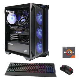 Hyrican Gaming-PC »GAMEMAX Brufen C1 7109« DDR5, PCIe SSD Gen4, Windows 11 schwarz Microsoft Windows 11 Home (64 Bit): Zuverlässiges und...
