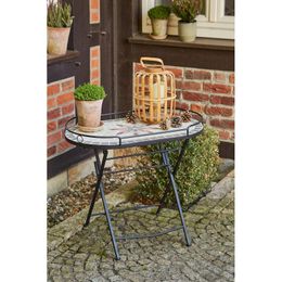 siena GARDEN Gartentisch »Stella« 68x41x60 cm mehrfarbig + schwarz + mehrfarbig