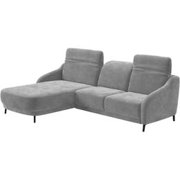 Sit & More sit&more Ecksofa &raquo;Blues L-Form&laquo; wahlweise mit Klapptisch und USB grau 95% Polyester 5% Polyamid