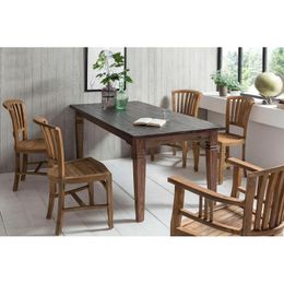 Sit Esstisch &raquo;Seadrift&laquo; recyceltes Teak-Altholz, Shabby Chic, Vintage natur