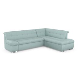 DOMO collection Ecksofa »Mona L-Form« wahlweise mit Bett- und Armlehnfunktion mint