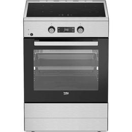 Beko Induktions-Standherd »FSM69301SXT 7724086781« mit 1-fach-Teleskopauszug edelstahl 1-fach Teleskopauszug