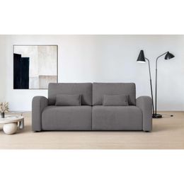 Inosign 3-Sitzer »JIGGS wahlweise Schlafsofa mit Bettkasten, Maße B/H/T: 228/96/110 cm« Sofa mit Wellenunterfederung, enthält 2 Rückenkissen und 2...