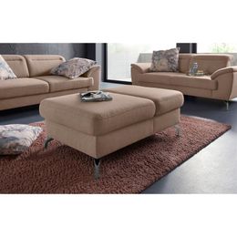 Sit & More sit&more Hocker &raquo;Percy&laquo; Fu&szlig;h&ouml;he 15cm, mit Klappfunktion, wahlweise in 2 Fu&szlig;farben beige