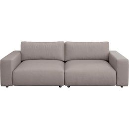 Musterring Big-Sofa &raquo;LUCIA&laquo; in vielen Qualit&auml;ten und 4 unterschiedlichen N&auml;hten, 2,5-Sitzer beige Flachgewebe FLORIS (100% Polyester);Flachgewebe VALMONT (60% 