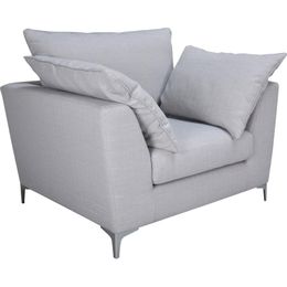 LEONIQUE Sessel &raquo;Aspen&laquo; Sessel "Aspen", modern, grau, Stoff "Magic Merlin", pflegeleicht grau 100% Polyester