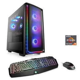 CSL Gaming-PC &raquo;Aqueon A99375 Extreme Edition&laquo; schwarz Windows 11 Home, 64bit: Ein modernes und sicheres Betriebssystem f&uuml;r alle deine Bed&uuml;rfnisse.