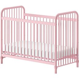 Vipack Kinderbett »Bronxx« Made in Europe, aus Metall pink matt + pink matt + pink matt