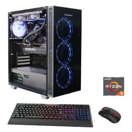 GAMEMAX Gaming-PC »Draco XD 6994« DDR5, PCIe SSD Gen4, Windows 11 schwarz WLAN AC, ARGB-Beleuchtung Front, 1x PS/2, 1x USB3.2 Gen1 Type-C, 1x...
