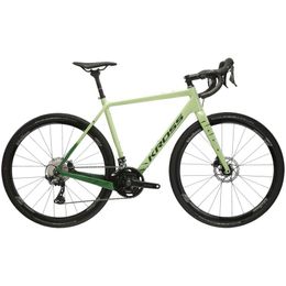 KROSS Gravelbike »Gravelbike Esker 8.0 28" grün« 22 Gang Shimano GRX RX810 Schaltwerk Kettenschaltung grün+grün
