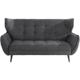 LEONIQUE 2-Sitzer &raquo;Ariana&laquo; Big-Sofa bzw. stylischer Hochlehner grau 90% Polyester 10% Polyamid