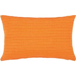 Pad Dekokissen »LAMONTE« Made in Europe, Kissenhülle ohne Füllung, 1 Stück orange Obermaterial: 100% Baumwolle B/L: 60 cm x 40 cm