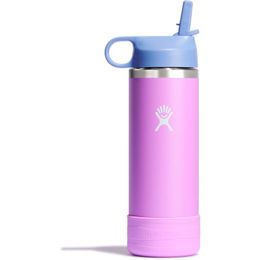 Hydro Flask Trinkflasche &raquo;Kids Wide Mouth Straw Cap and Boot&laquo; TempShield -doppelwandige Vakuumisolierung, 533 ml Anemone 533 ml