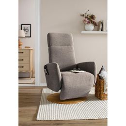 Sit & More sit&more TV-Sessel &raquo;Kobra&laquo; wahlweise mit 2 Motoren, 2 Motoren und Akku oder mit 2 Motoren braun Webstoff (100% Polyester);Luxus-Microfaser Euphoria (