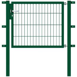 Alberts Zauneinzelt&uuml;r &raquo;Flexo&laquo; 100 cm Breite, in versch. H&ouml;hen gr&uuml;n Stahl