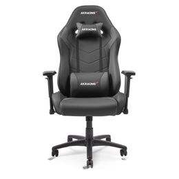 AKRacing Gaming-Stuhl »Core SX-Wide Kunstleder, 3D-Armlehnen, Stahlrahmen, schwarz« () Kunstleder schwarz + schwarz Sitzhöhe stufenlos einstellbar...