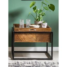 Sit Couchtisch natur + schwarz + natur