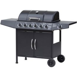 El Fuego Gasgrill »Dayton 6+1« BxTxH: 133x54x97 cm schwarz