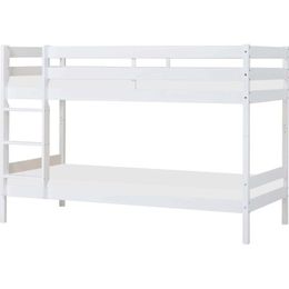 Hoppekids Etagenbett &raquo;ECO Comfort Kinderbett 90x200 oder 70x160 aus Massivholz in 4 Farben&laquo; T&Uuml;V, FSC und Nordisches Umweltzeichen &ndash; wahlweise mit...