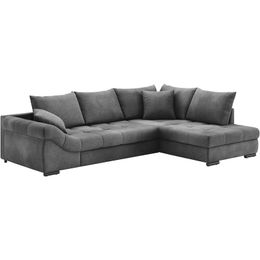MR. COUCH Ecksofa »Allegro DuraFlex, L-Form« Hochschläfer-Bettauszug, Kaltschaumpolsterung, bis 140 kg belastbar Memphis 17 black