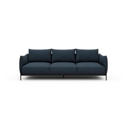 TENKSOM 3-Sitzer »Kayto Sofa, TV-Couch, Dreisitzer« Bezüge wechselbar, hoher Sitzkomfort, robuste Unterkonstruktion Blau