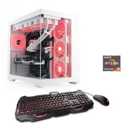 CSL Gaming-PC »HydroX V26515« weiß Inkl. Gaming Maus, Tastatur