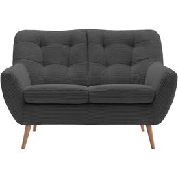 exxpo - SOFA FASHION 2-Sitzer »Scandi, bequem, aufwendige Rückenpolsterung für mehr Sitzkomfort« akuelle Farben in hochwertige Bezugsqualitäten,...