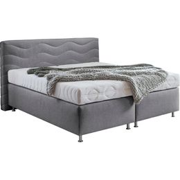 Westfalia Schlafkomfort Boxspringbett »Sigma« grey