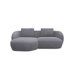 FLEXLUX Wohnlandschaft »Torino, rund, L-Form, Sofa-Ecke mit Recamiere, Longchair-Sofa« Modernes, organisches Sofa-Design, Kaltschaum,...