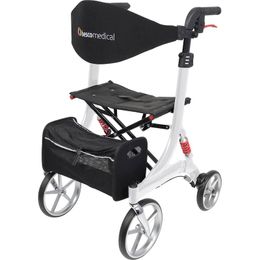 bescomedical Rollator &raquo;Spring Small&laquo; Gr&ouml;&szlig;e S (Sitzh&ouml;he 52cm), h&ouml;henverstellbare Griffe wei&szlig; Rollator