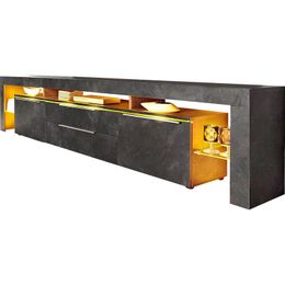 borchardt M&ouml;bel BORCHARDT M&Ouml;BEL Lowboard &raquo;Lima&laquo; Breite 220 cm schieferfarben