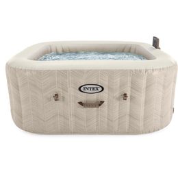 Intex Whirlpool »»PureSpa Chevron Deluxe«« braun, in verschiedenen Größen braun B/H/L: 196 cm x 71 cm x 196 cm