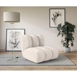 LeGer Home by Lena Gercke Sessel »Priya Loungesessel, moderne Steppung, auch in Bouclé« perfektes Einzelstück, gemütlich und modern, B/T/H:...