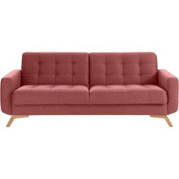 exxpo - SOFA FASHION 3-Sitzer &raquo;Fiord, aktuelles Design, tolle Detailverarbeitung im Sitz und R&uuml;cken&laquo; bequem, wahlweise Kippcouch mit Bettfunktion...