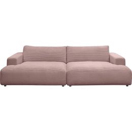 Musterring Loungesofa &raquo;Lucia&laquo; Cord-Bezug, Breite 292 cm rosa
