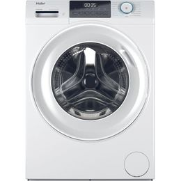 Haier Waschmaschine »HW80-BP14929BU1« 8 kg 1400 U/min hOn App weiß XL-Pillow Edelstahl-Schontrommel