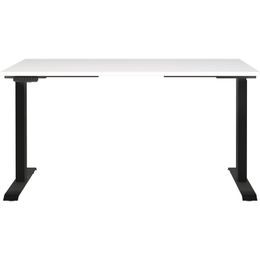 Germania Schreibtisch »Jet, elektrisch höhenverstellbar« moderne Farbvariationen, Breite 120/140/160/180 cm, Made in Germany Weiß/Schwarz + Schwarz...