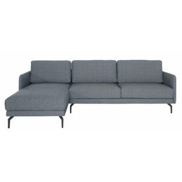 CREATION BY ROLF BENZ Ecksofa »CR.450, Designecksofa, Polsterecke, L-Form« Armlehne sehr schmal, Breite 234 cm, Alugussfüße in umbragrau...