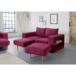 LOOKS by Wolfgang Joop 2, 5-Sitzer »Looksvb« Verwandlungssofa: aus Sofa wird Sofa mit 2 Hockern, mit Regalfunktion beere