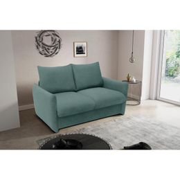 DOMO collection Schlafsofa »700023 Schlaffunktion, Federkern, 2-Sitzer, stabile Liegefläche« Sitzflächen einzeln ausklappbar zum Schlafen, Relaxen...
