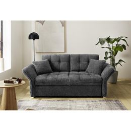 Jockenh&ouml;fer Schlafsofa &raquo;Leon, mit Schlaf- und Relaxfunktion&laquo; 3 Breiten und Farben w&auml;hlbar, inklusive Kissen schwarz Korpus: 100% Polyester;Kissen: 100% Polyester
