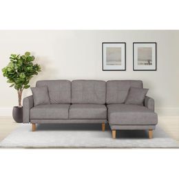 Home Affaire Ecksofa »TRIPLO optionale Schlafsofa mit Bettkasten, Maße B/T/H: 234/164/89 cm« L-Form wahlweise mit Bettfunktion - Liegefläche...